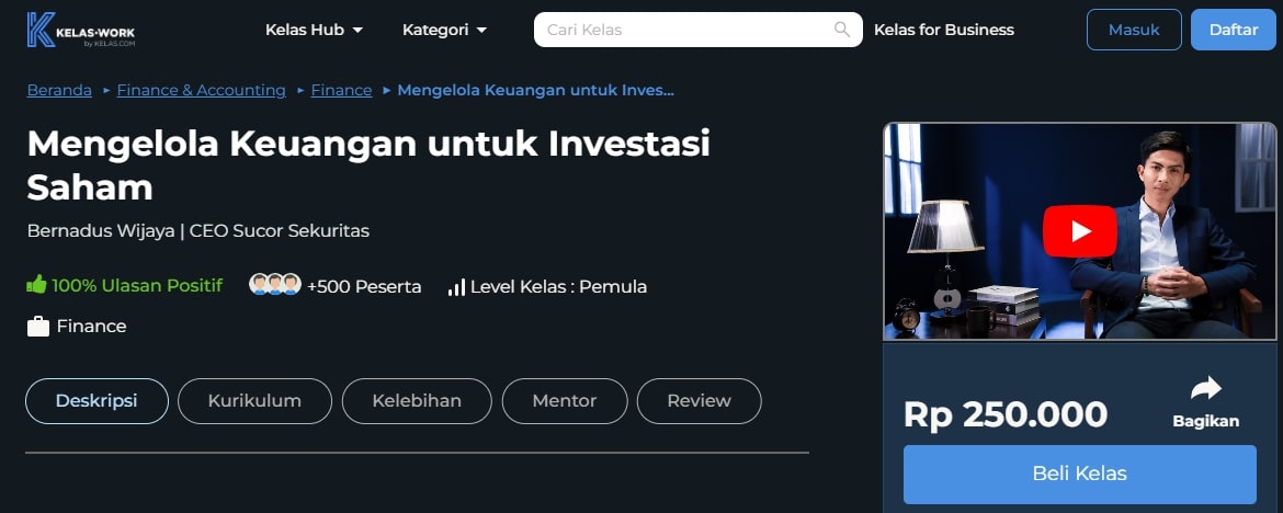 5 Kelas/Kursus Investasi Online Terbaik bagi Pemula | Future Skills